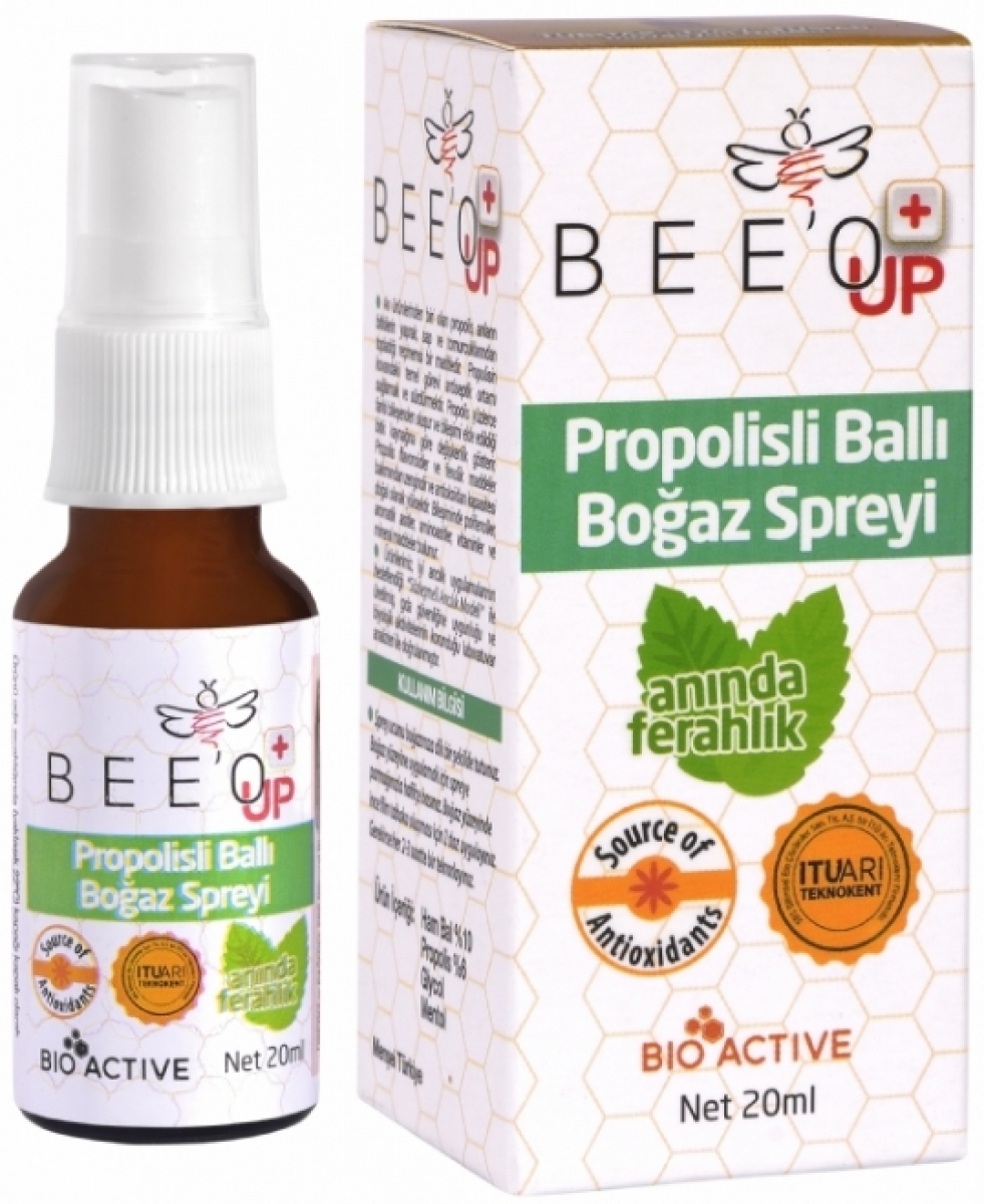 Bee'O Up Propolisli Ballı Boğaz Spreyi - 36,90 TL'ye Sipariş