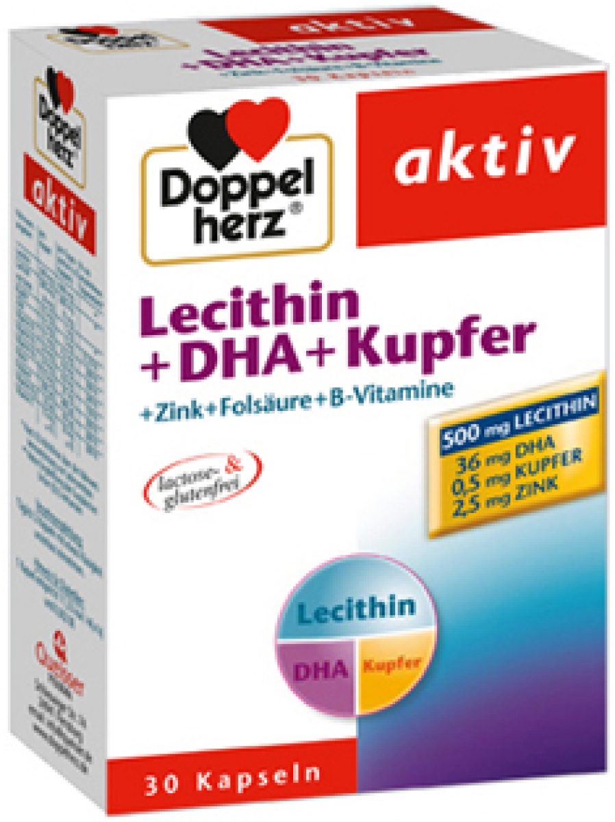 Doppelherz Aktiv Lecithin + DHA + Kupfer - 29,00 TL'ye Sipariş