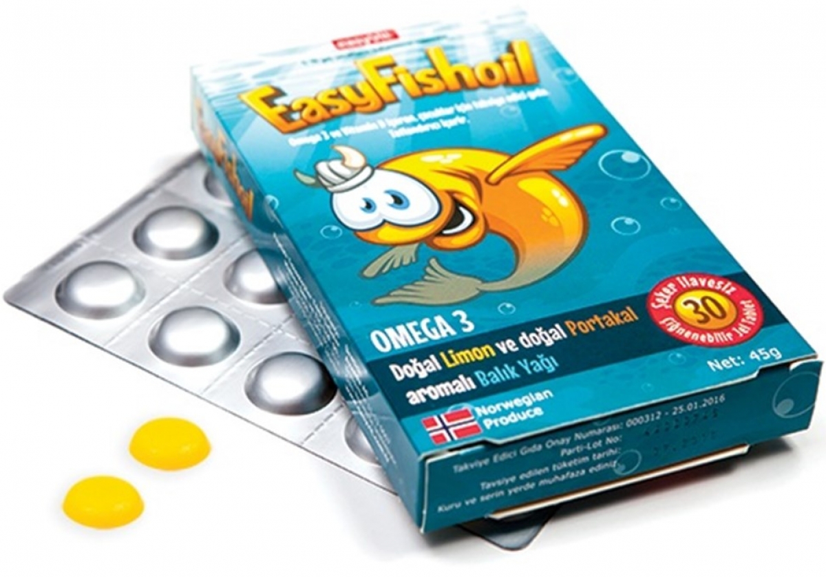 EasyFishOil Omega 3 Balık Yağı (Çocuk) - 399,00 TL'ye Sipariş