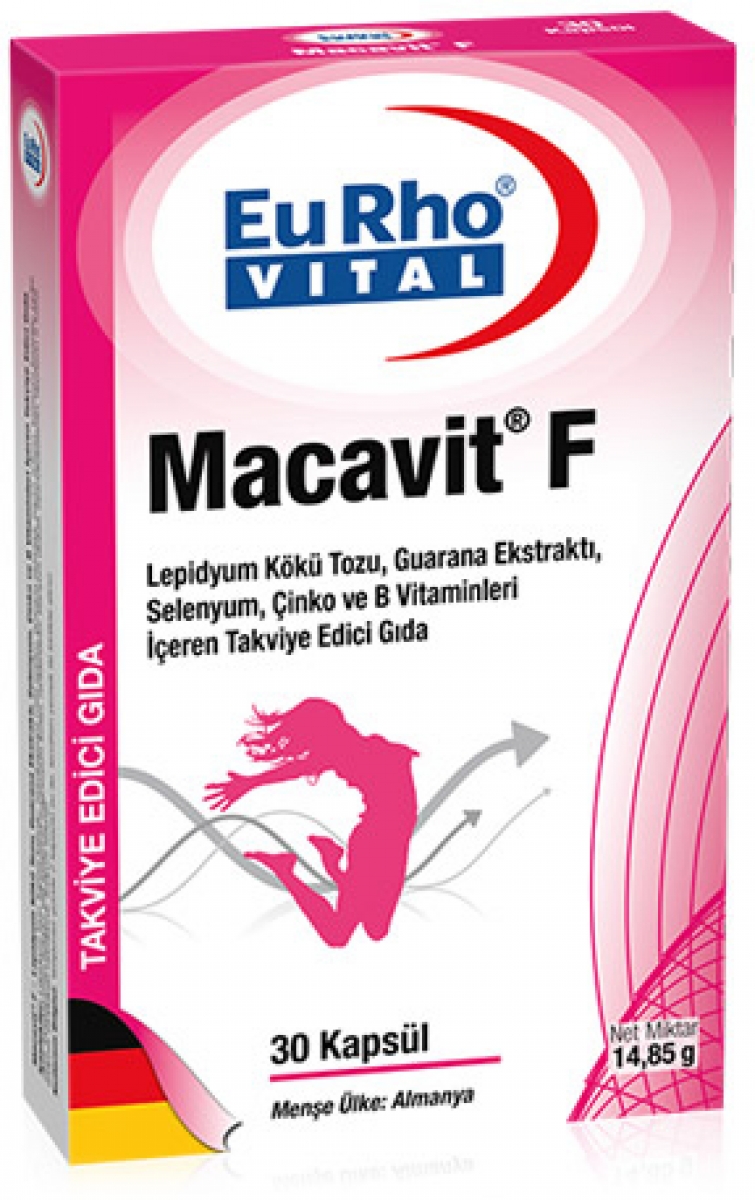 EuRho Vital Macavit F Kapsül - 91,00 TL'ye Sipariş