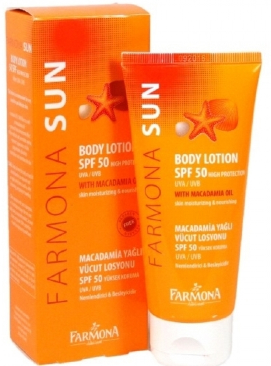 Farmona Sun Body Lotion SPF 50+ - Macadamia Yağlı Güneş Koruyucu Vücut ...