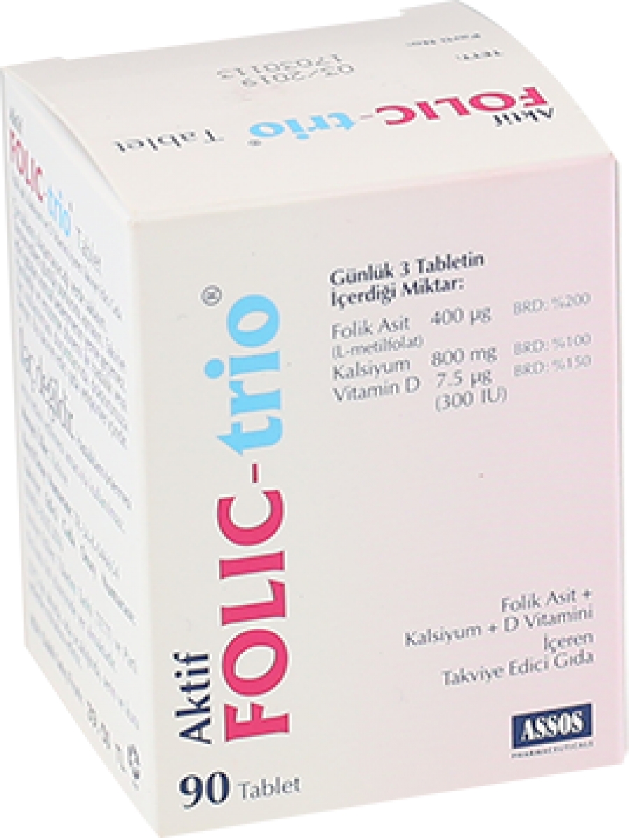 Folic Trio Tablet - 119,00 TL'ye Sipariş