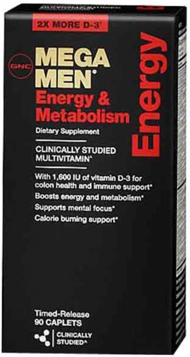 GNC Mega Men Energy & Metabolism Tablet - 498,00 TL'ye Sipariş