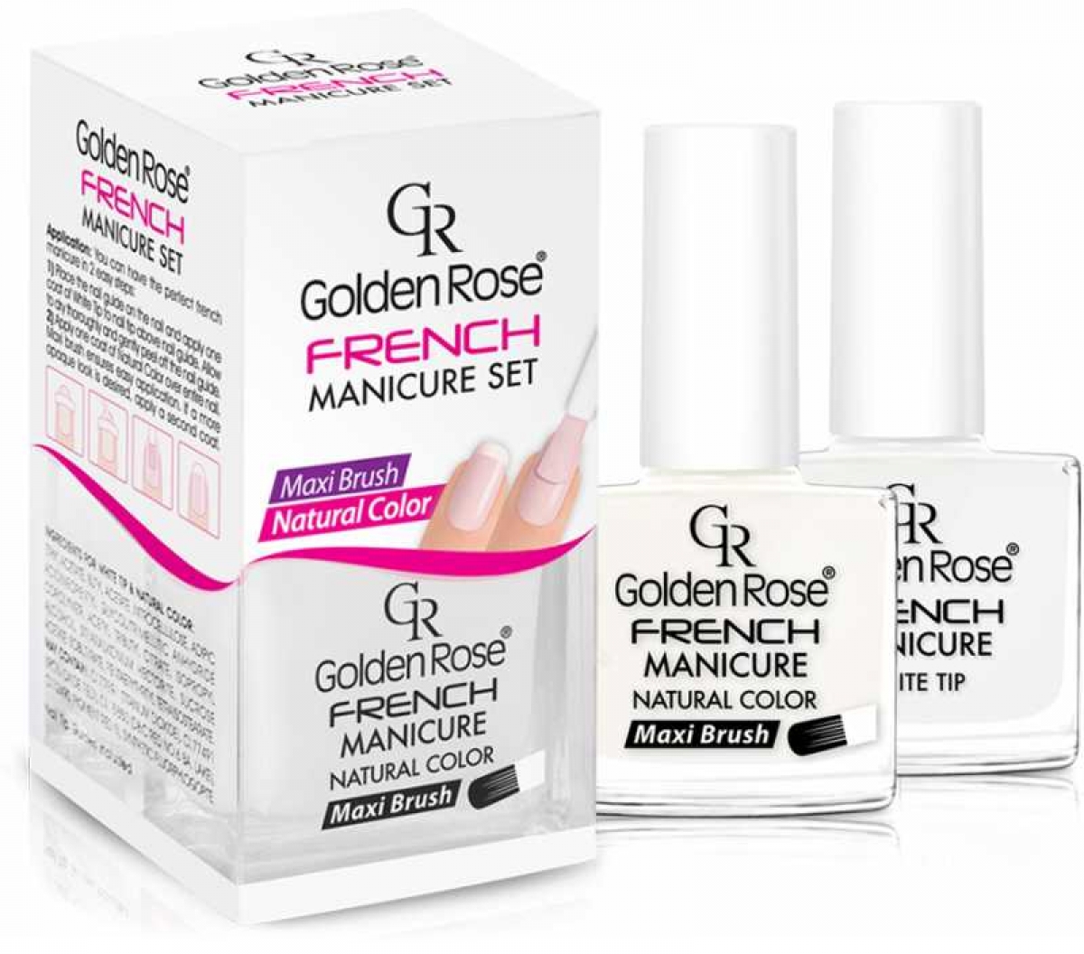 Golden Rose French Manicure Set - 2li French Oje Seti - 16,20 TL'ye Sipariş