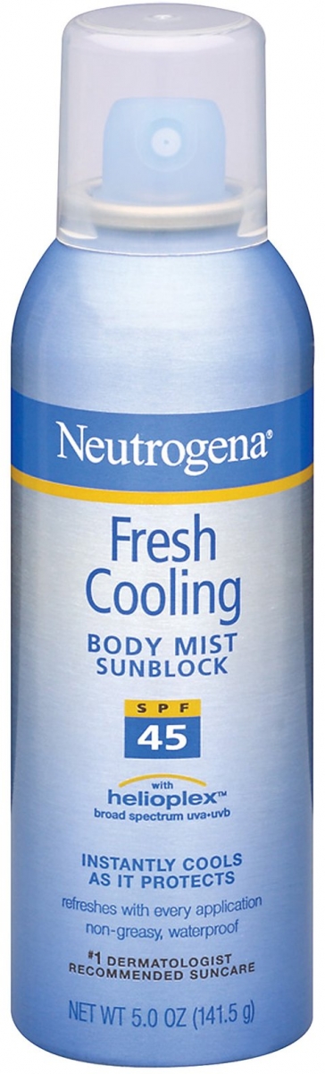 Neutrogena Fresh Cooling Body Mist - Ferahlatıcı Vücut Spreyi SPF 45 ... Neutrogena Fresh Cooling Body Mist - Ferahlatıcı Vücut Spreyi SPF 45 ...