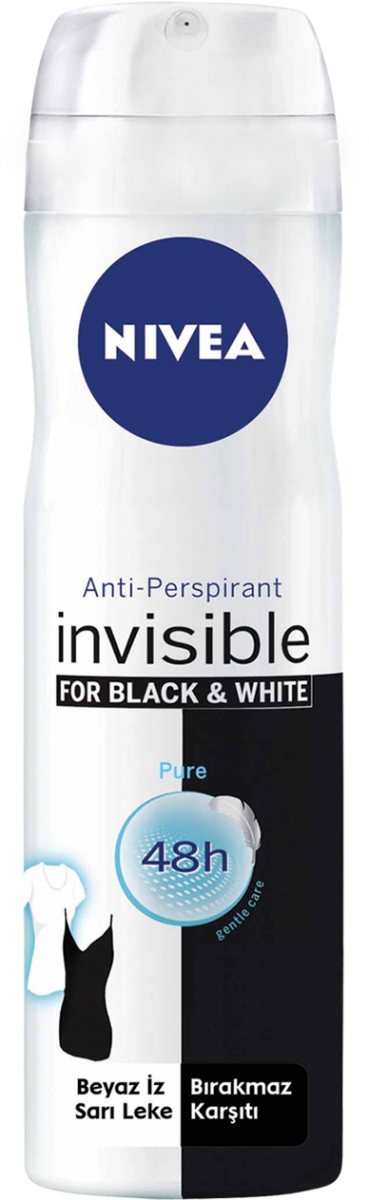 Nivea Invisible Black & White Pure Deodorant Sprey - 146,84 TL'ye Sipariş