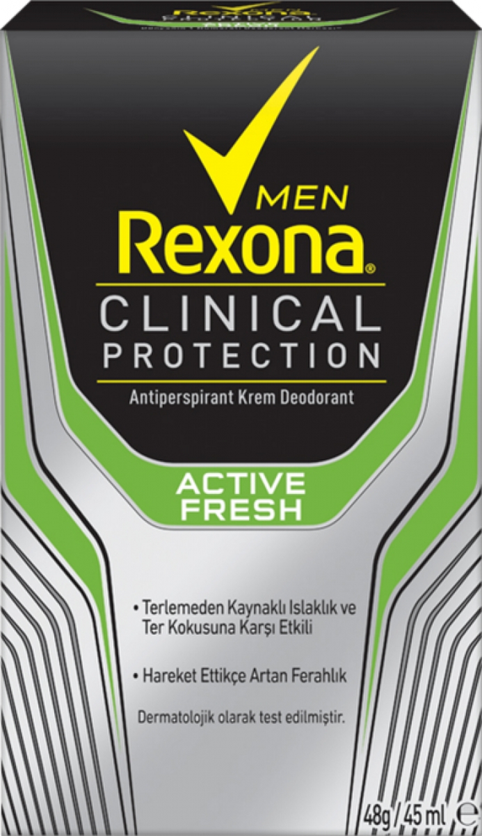 Rexona Clinical Protection Erkek Antiperspirant Active Fresh Krem ...
