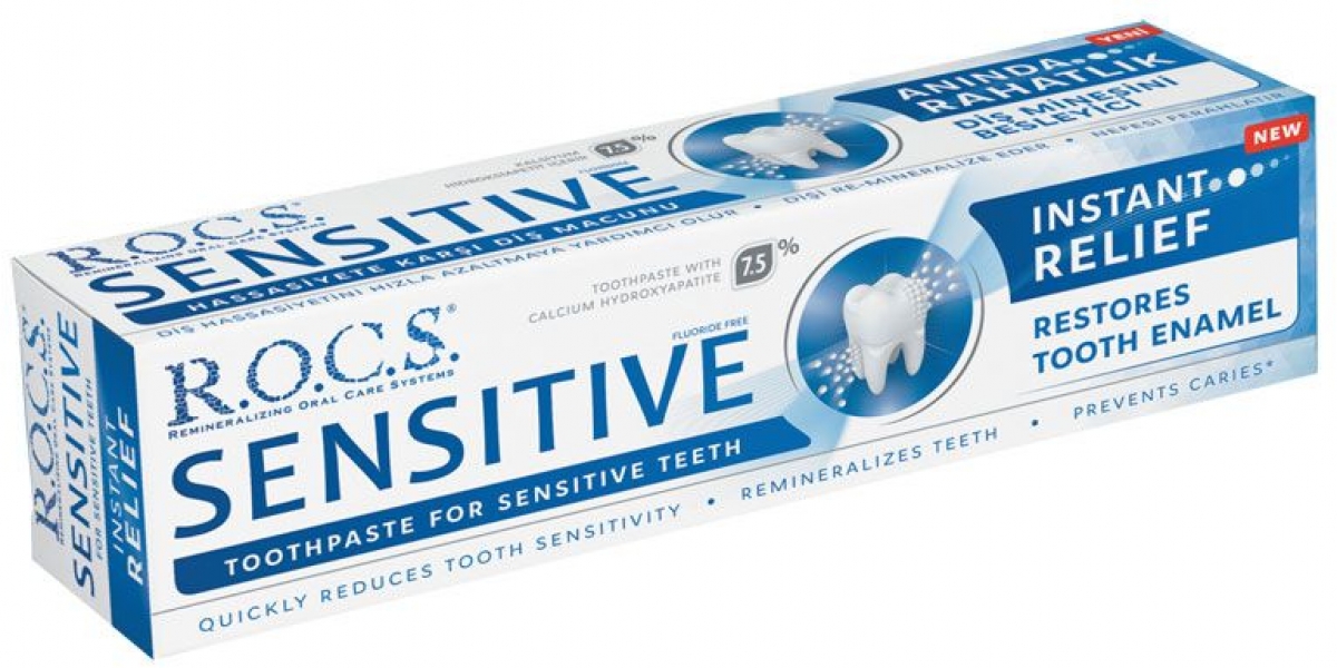 ROCS Sensitive Instant Relief Anında Rahatlık Diş Macunu - 69,90 TL'ye ...