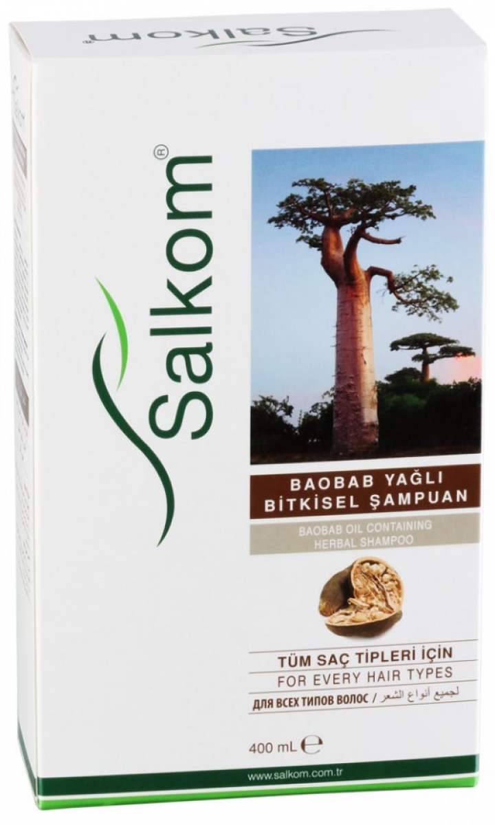 Salkom Baobab Yağlı Bitkisel Şampuan - 75,00 TL'ye Sipariş