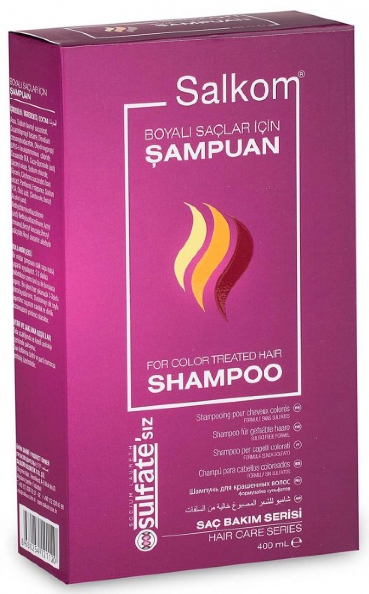 Salkom Boyalı Saçlar İçin Şampuan - 80,00 TL'ye Sipariş