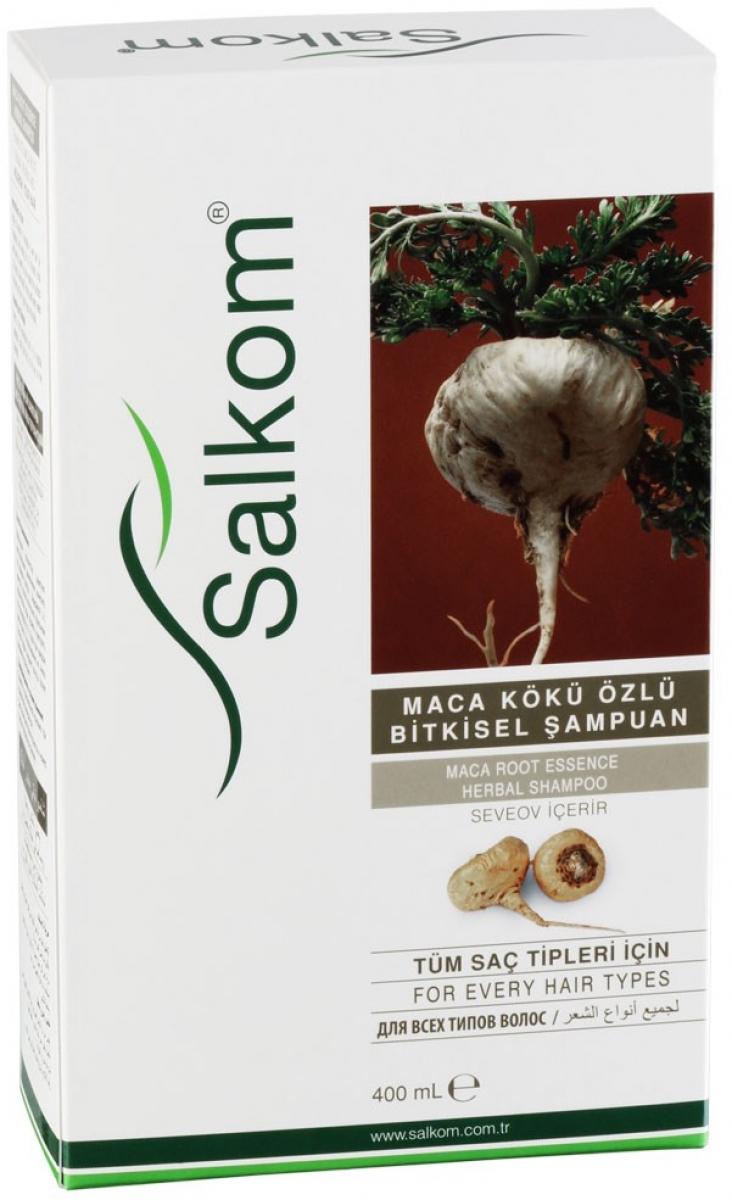 Salkom Maca Kökü Özlü Bitkisel Şampuan - 75,00 TL'ye Sipariş