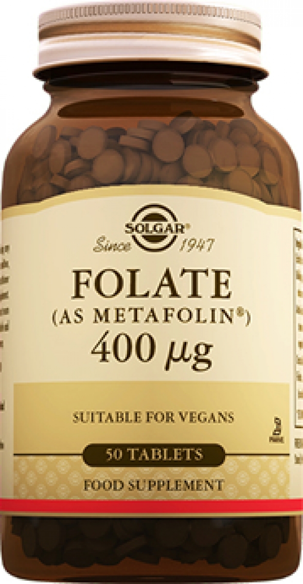 Solgar Vitamin Folate (Metafolin) Tablet - 75,90 TL'ye Sipariş