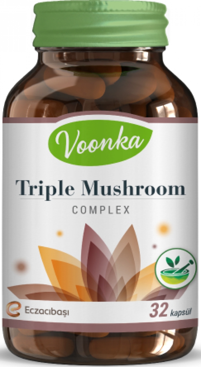 Voonka Triple Mushroom Complex Kapsül - 102,00 TL'ye Sipariş